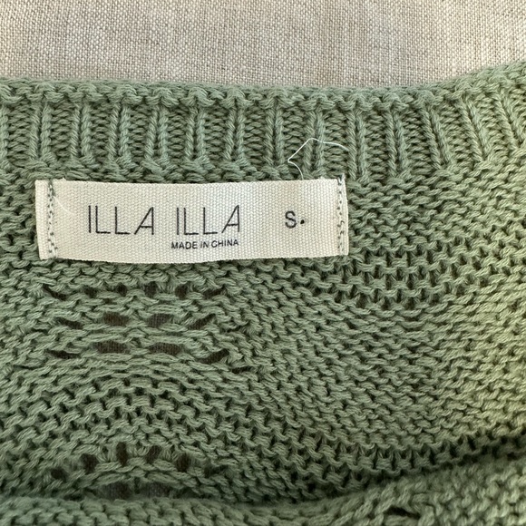 ILLA ILLA | Other | Illa Illa Green Scallop Knit Set | Poshmark